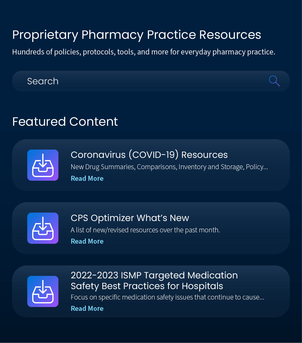 CPS Optimizer Pharmacy Management Software | CPS